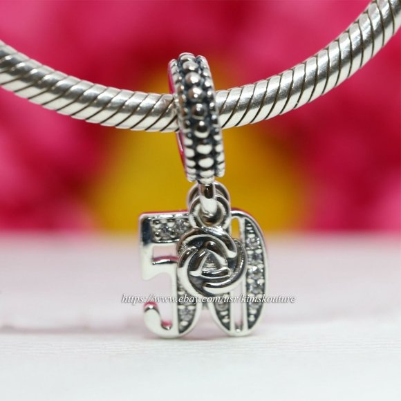Pandora | Jewelry | Pandora 5 Years Of Love Charm 797264cz | Poshmark